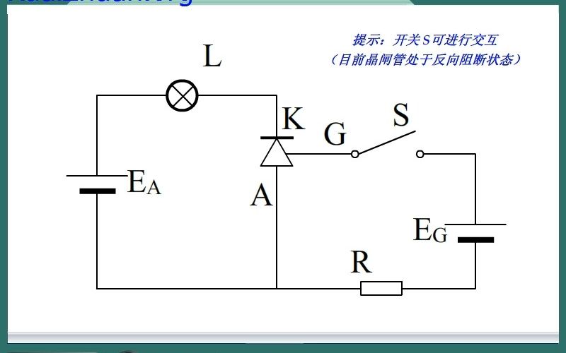 008.单向晶闸管的工作原理