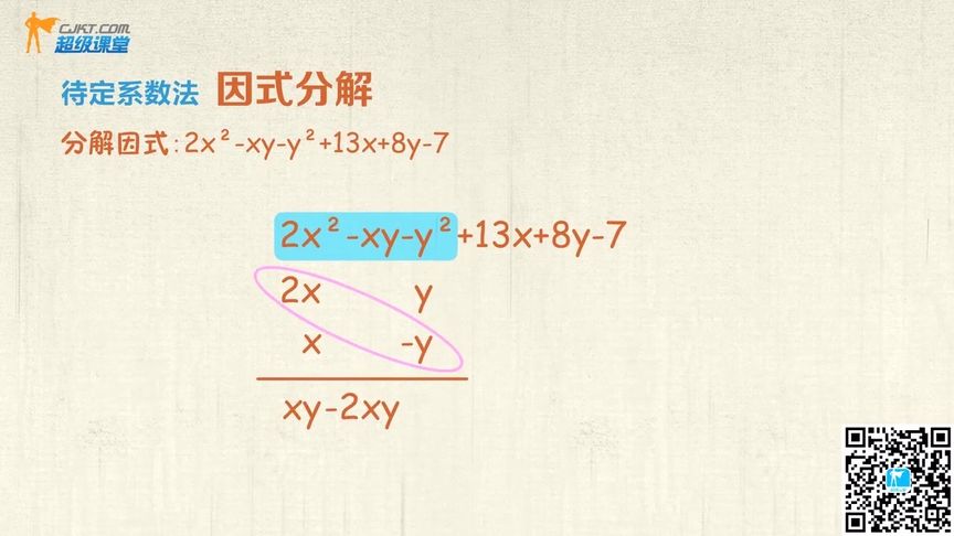 系数也玩捉迷藏?用待定系数法因式分解