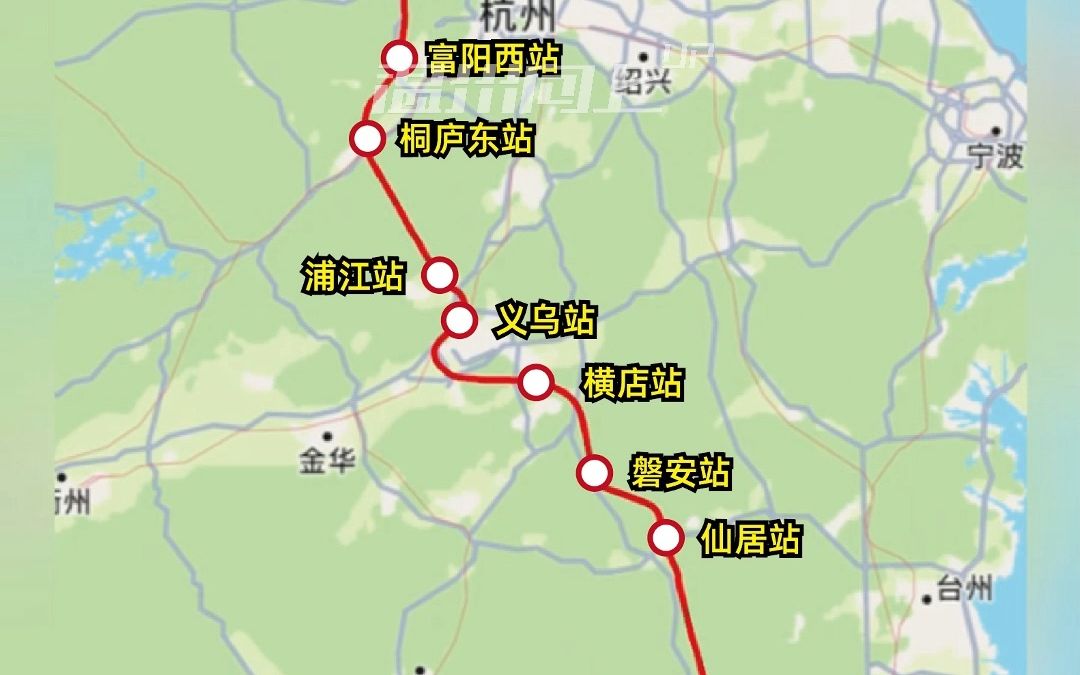 温州到杭州1小时快速抵达。杭温高铁计划明年6月开通,看看沿线哪个...