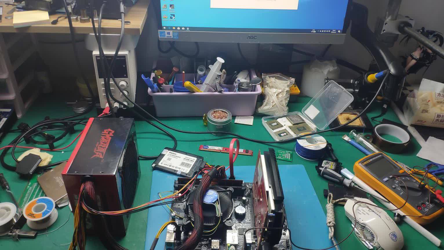 .】别管电源风扇一直转还是转一下就停,都跟南桥有关