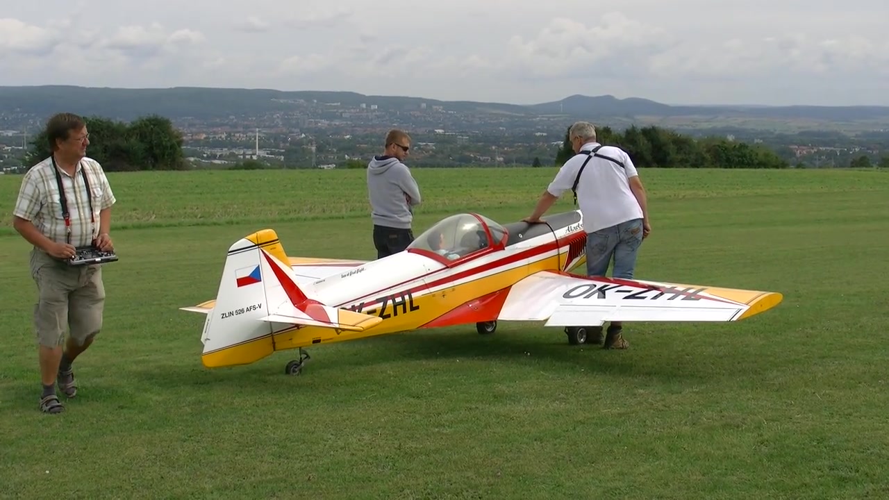 【航模HD】超大尺寸航模 58% 98KG 3D特技飞行 SCALE 1/1.73比例 ...