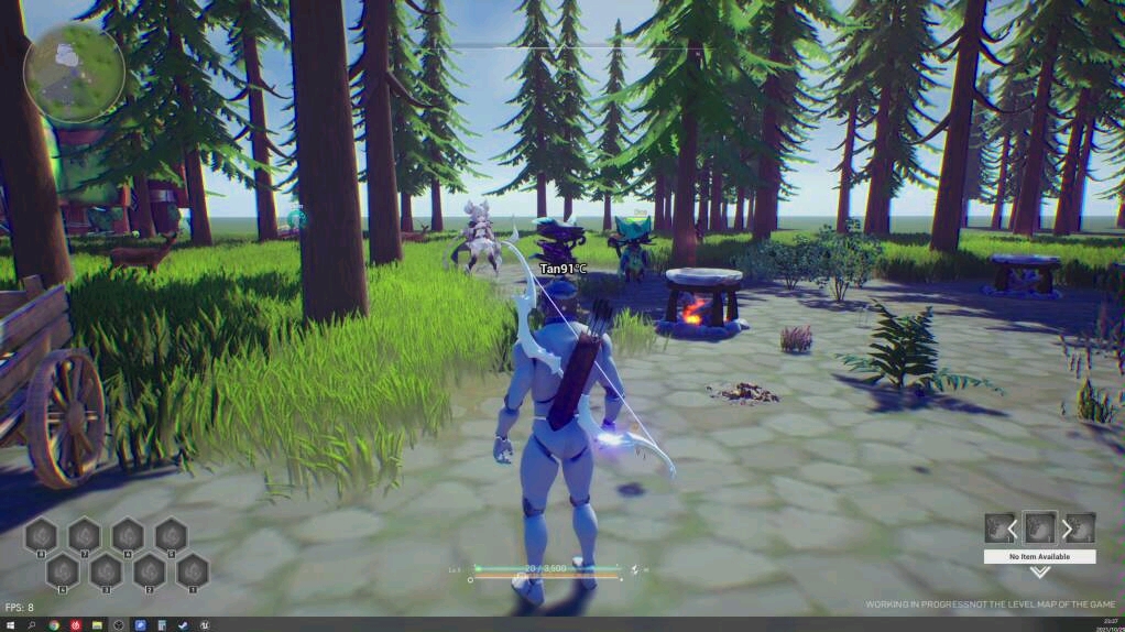 Ue4 独立游戏 不同材质与火元素的交互体验-初版