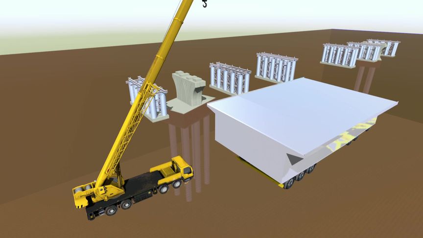 桥梁施工模拟 - 1.桥梁施工模拟