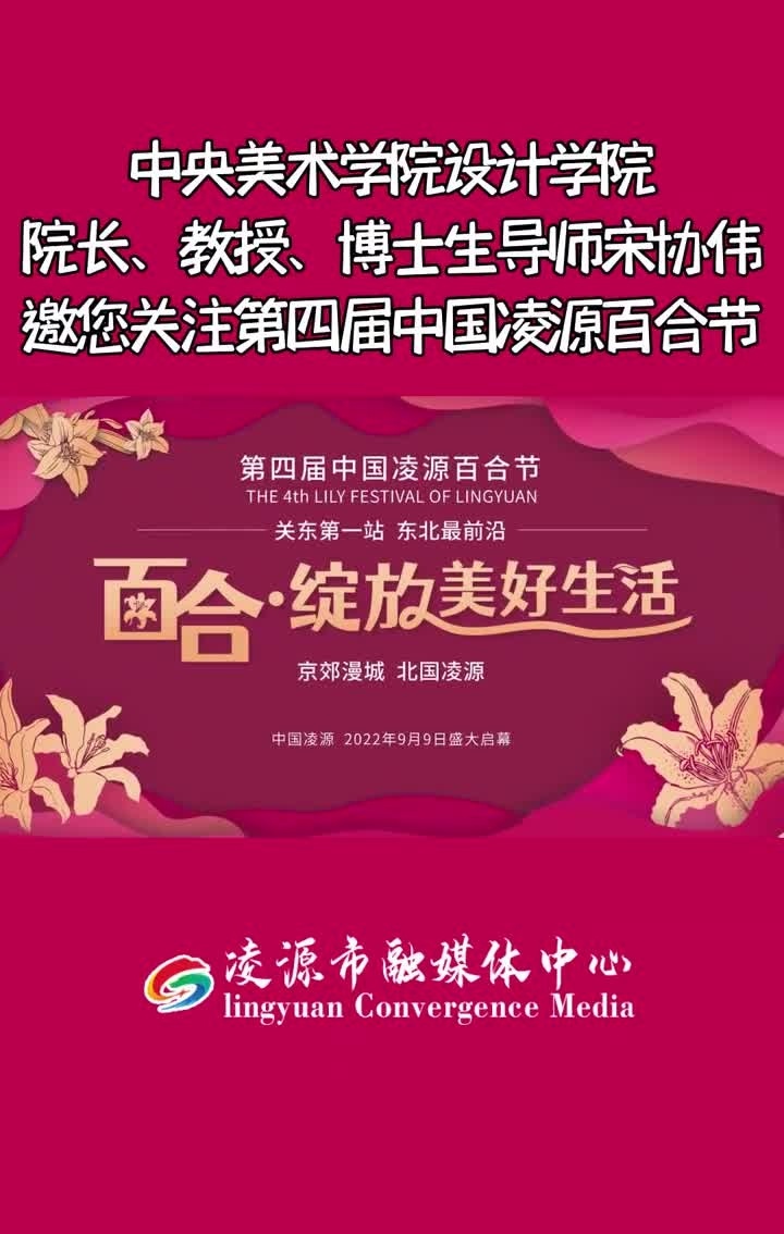 中央美术学院设计学院院长、教授、博士生导师宋协伟,邀您关注第四.