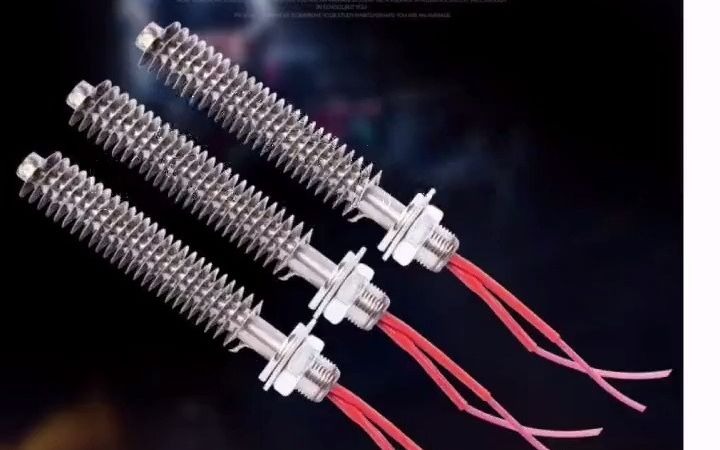 【帝弘】单头翅片发热管电热管加热管220v380V不锈钢1500W3KW