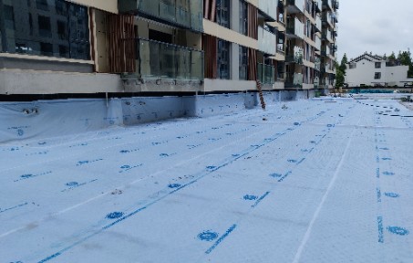 陕西岸尚虹吸排水系统施工现场