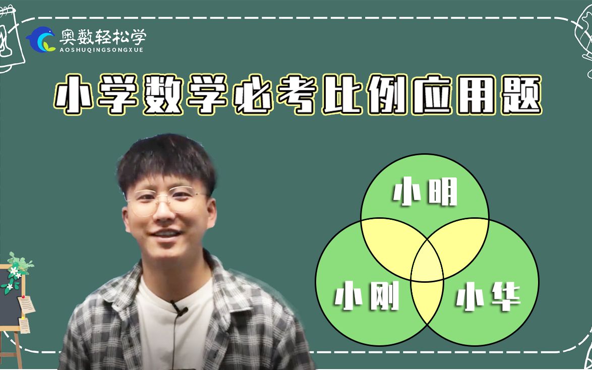 教你一招,轻松搞定小学数学比例应用题!