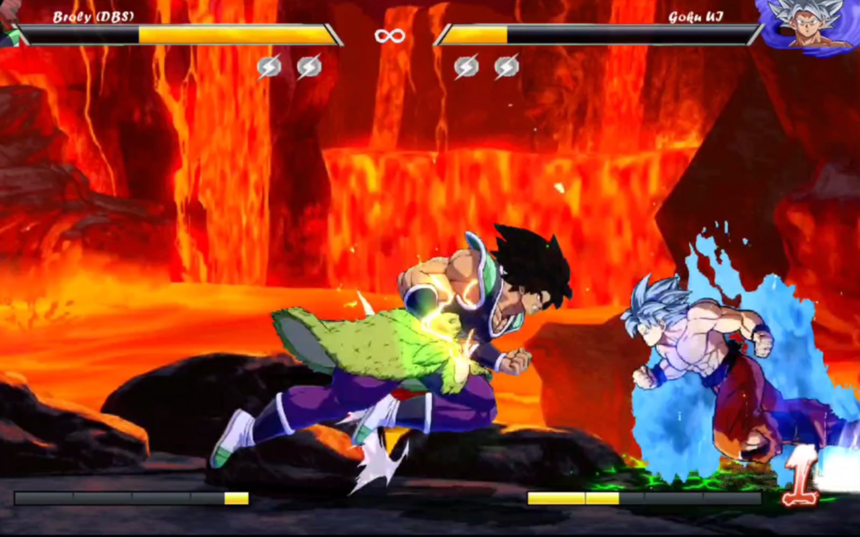 《龙珠斗士z高清版 3.5 mugen》下载,骁龙855运行,手机exagear模拟器。