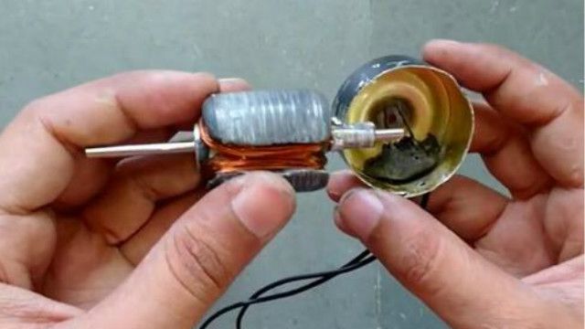 原来制作一个小马达这么简单 教你自己动手做一台高转速小电机
