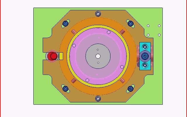 图591 成像系统微调机构 绕X轴转动