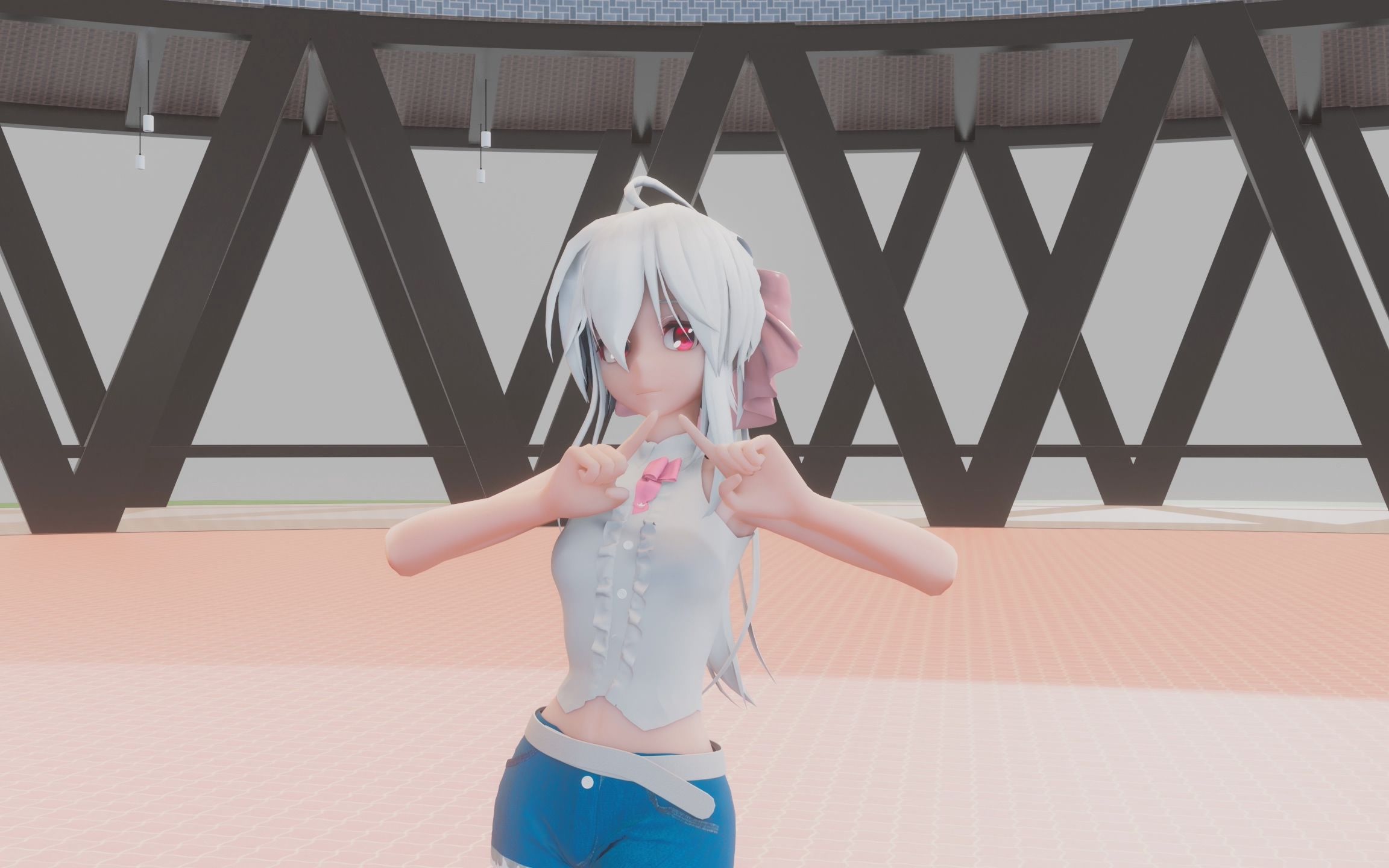 【布料解算】【MMD/2K60FPS】躺平,还是没找到完美调整到夜晚的...