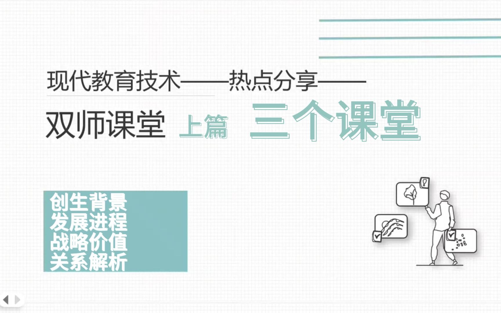 【现代教育技术】热点分享——三个课堂