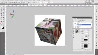 用PS打造3D旋转正方体案例