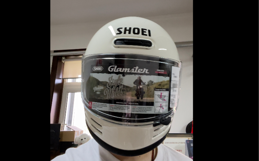 SHOEI glamster 摩托车复古头盔开箱分享-购于FCmoto