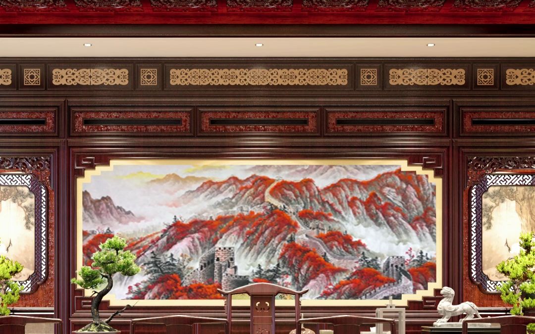...中式办公会所办公室装修哪家强-北京古典印象中式豪华红木整装设计...