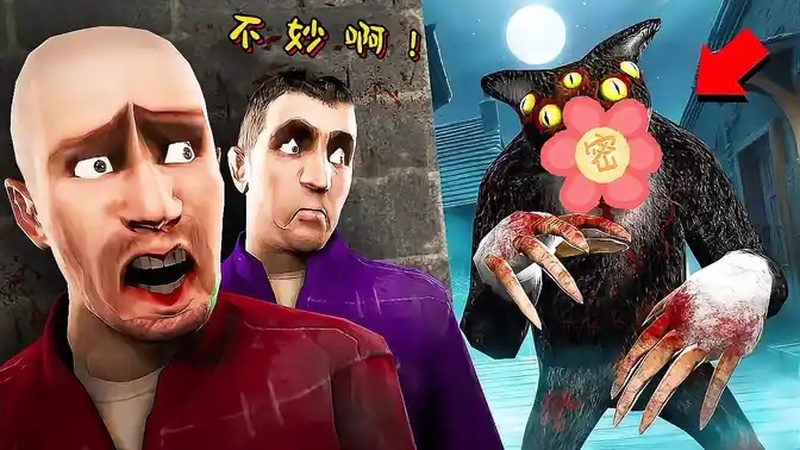 盖瑞模组:铁憨憨被自己研究的游戏怪物攻击,其他人还看不见?