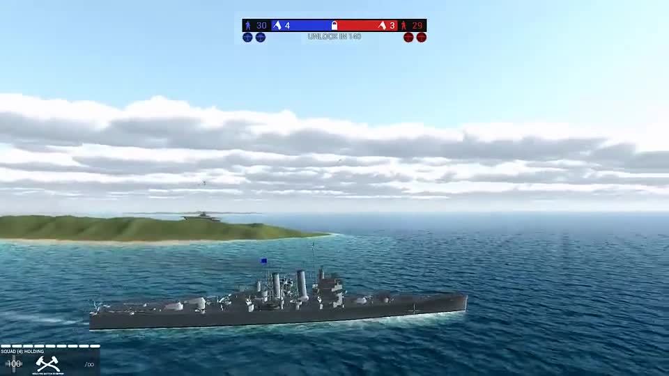 战地模拟器:敌人的鱼雷差点打到我,大海战