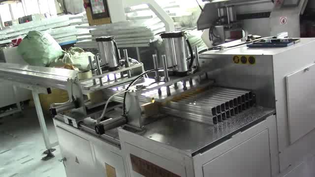 铝方管精密切割机DS-A400单头铝型材切割下料机视频