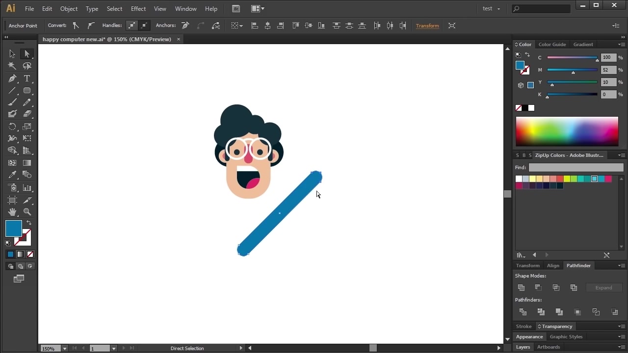 【Gigantic】AI插画教程,如何绘制一个平面人物