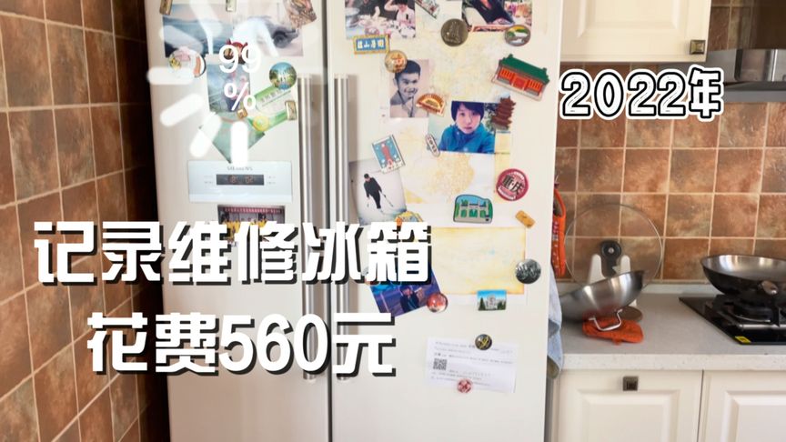 记录维修冰箱,更换控制模块,花费560元