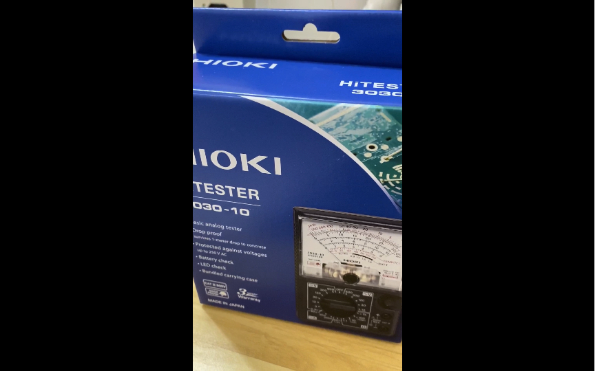 日置3030-10万用表