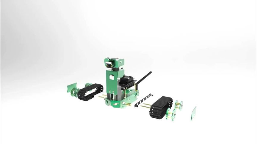 高大上的智能机器人,机器人大赛指定机型 #程序编程 #自动驾驶