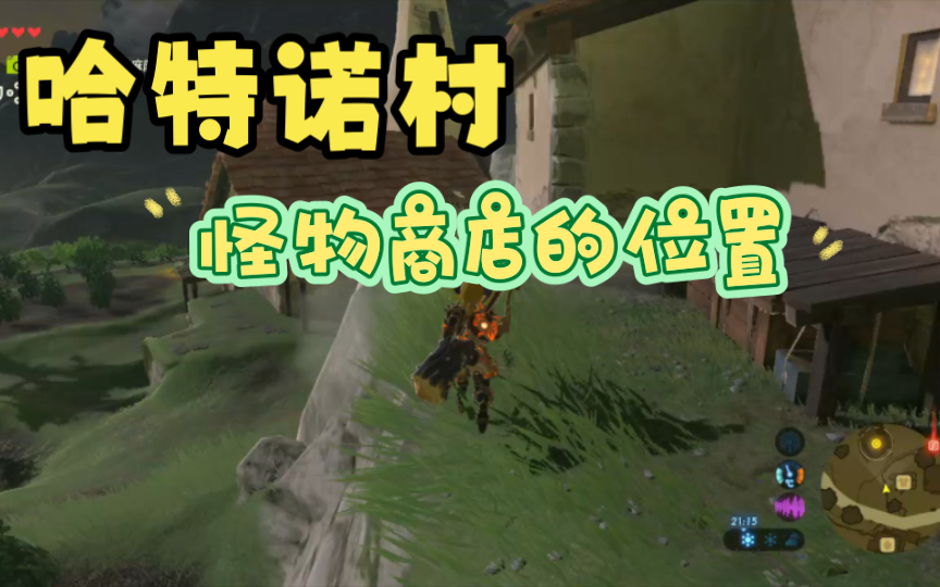 哈特诺村怪物商店的位置