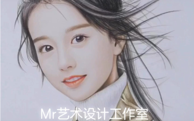 【彩铅手绘】人物素描手绘教程