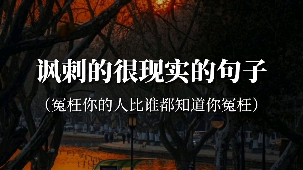 “你说真话还得给人家道歉,因为你戳穿了事实”‖那些讽刺极强却很...