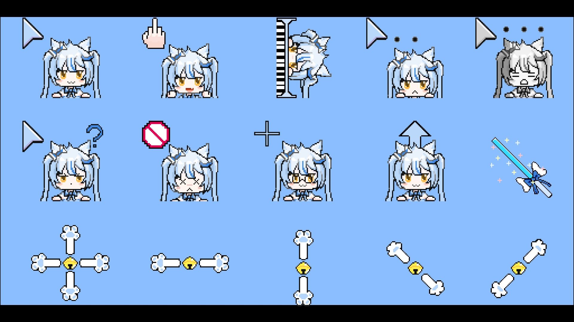 【艾尔莎】大白猫鼠标指针