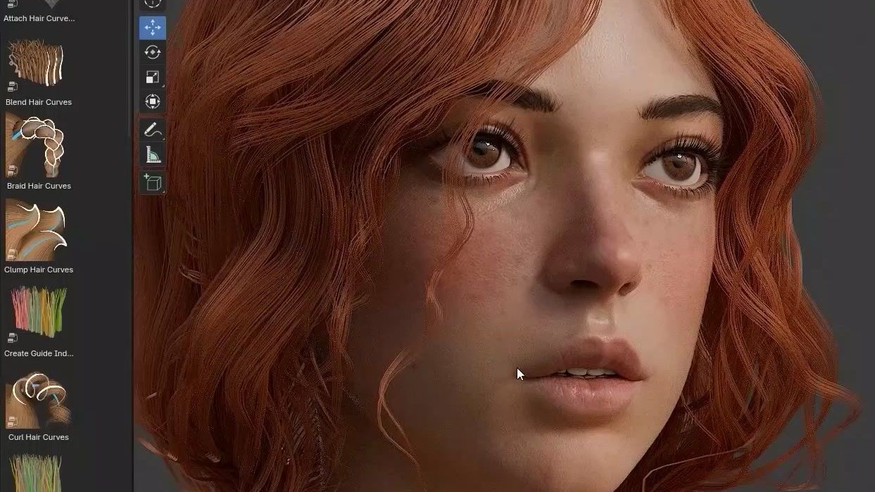 这个角色好漂亮!Blender制作