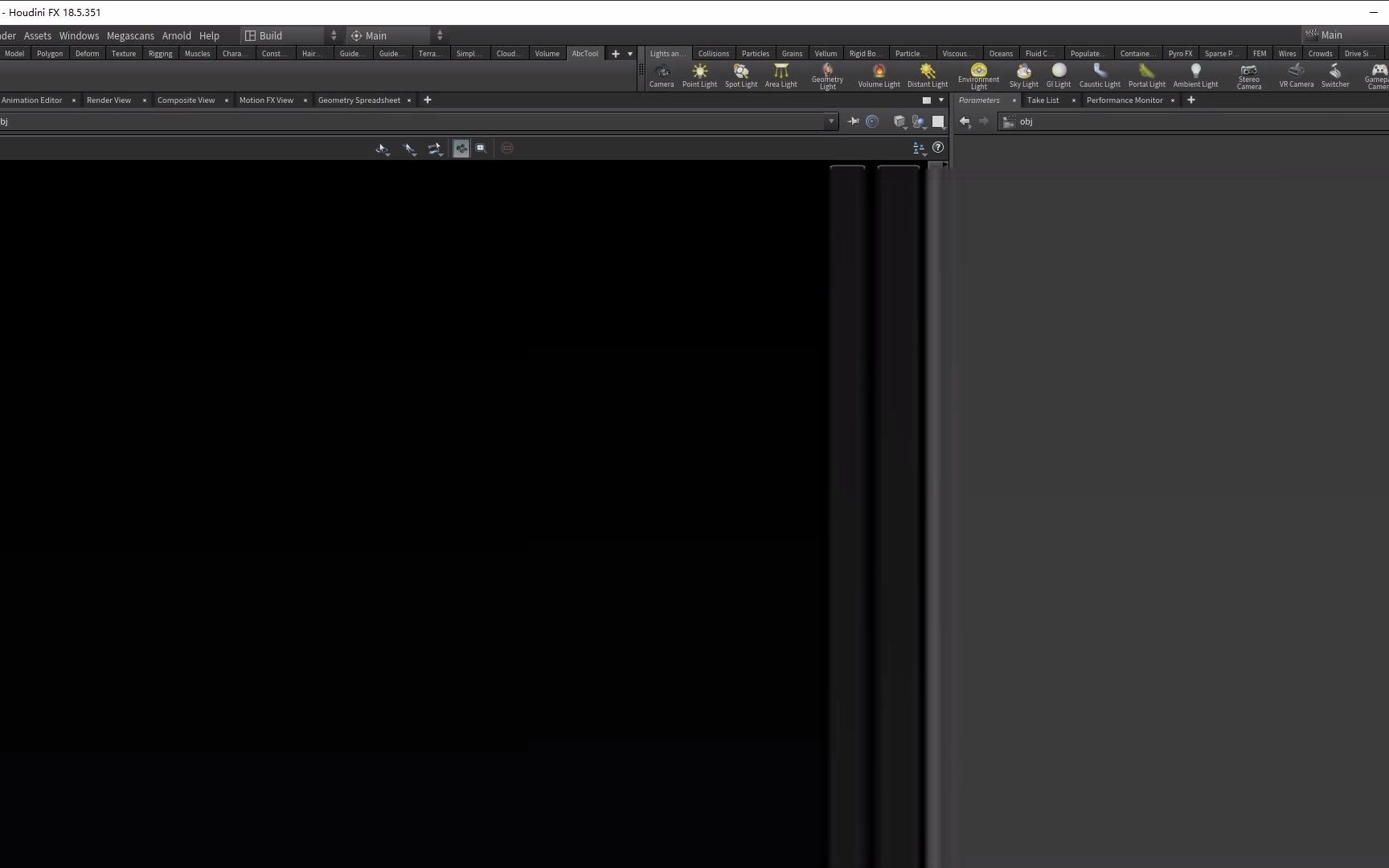 Houdini批量导入ABC模型