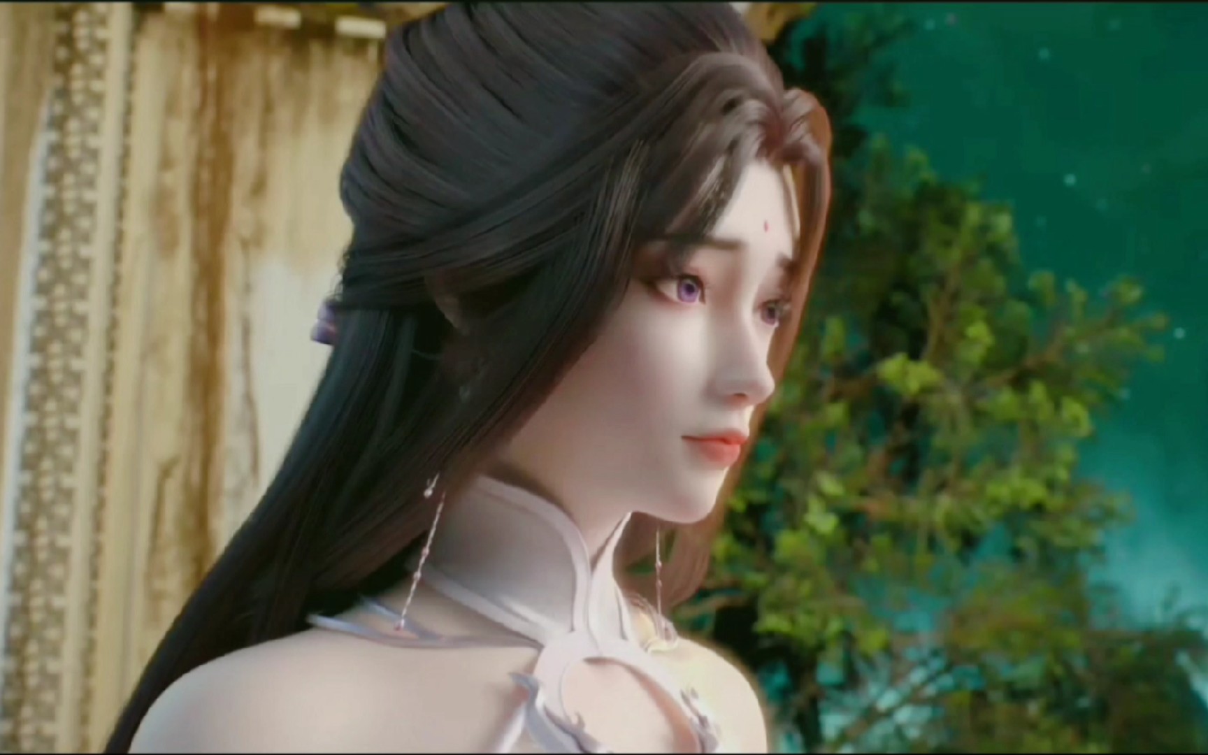 石昊受伤进入世界宝盒,月婵的神情是真爱!