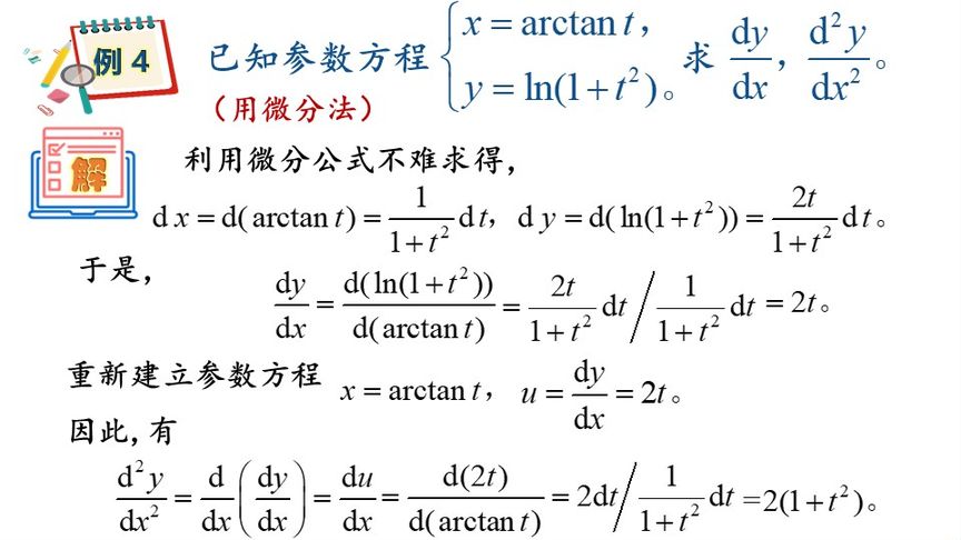 高等数学(同济版)视频:2.5 函数的微分及典型算例详解。