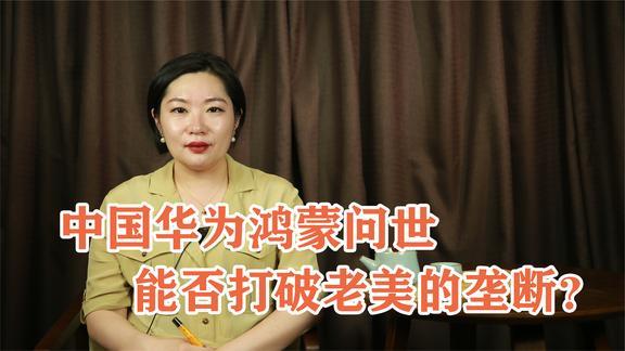 中国人终于有了自己的操作系统,鸿蒙问世!能否打破西方垄断