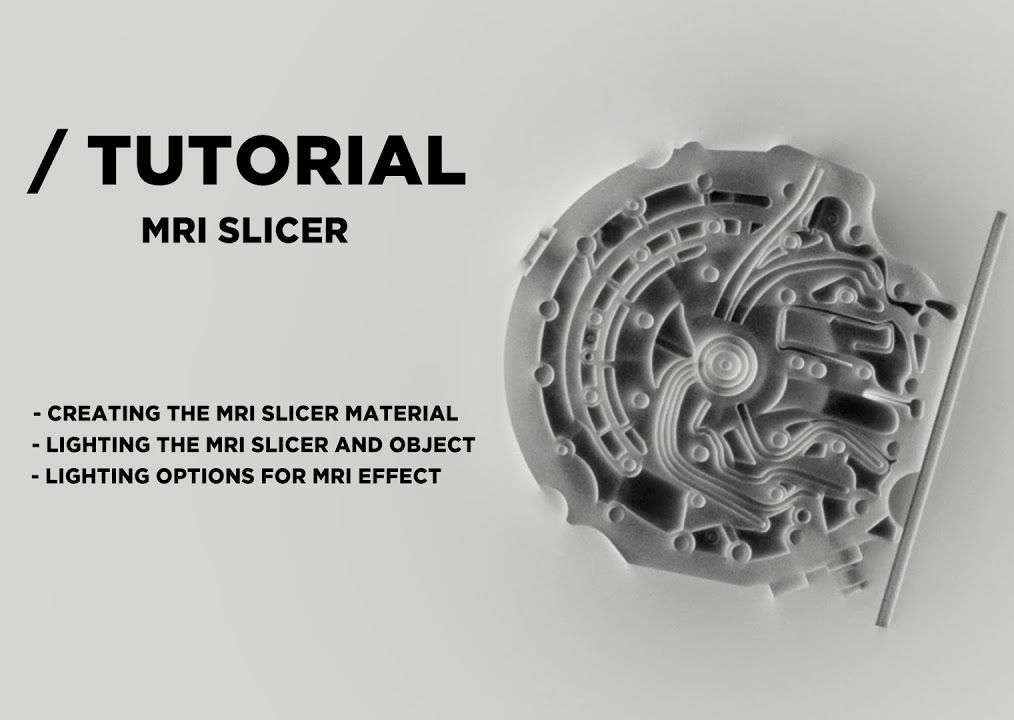 【双语字幕】C4D+Redshift快速创建MRI切片效果!