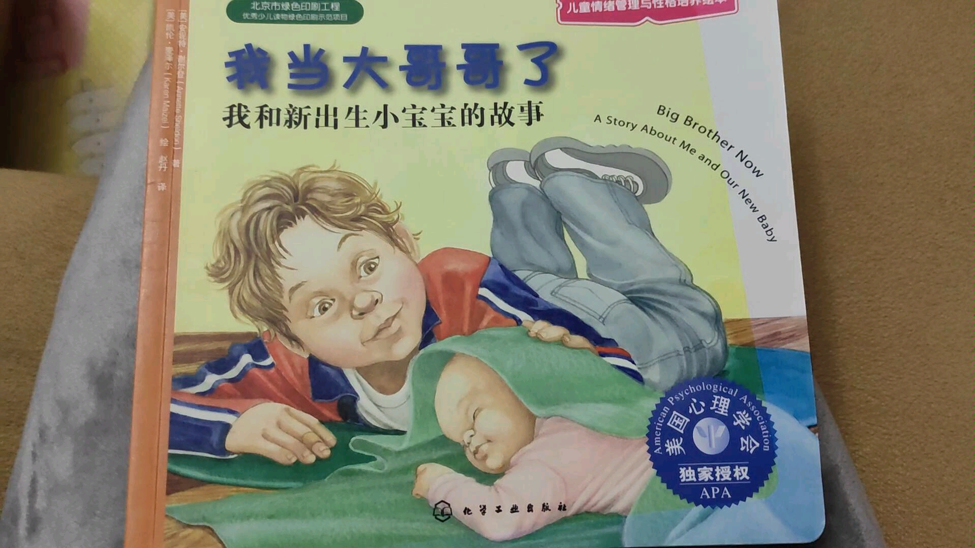 儿童情绪管理与性格培养绘本-我当大哥哥了 我和新出生小宝宝的故事