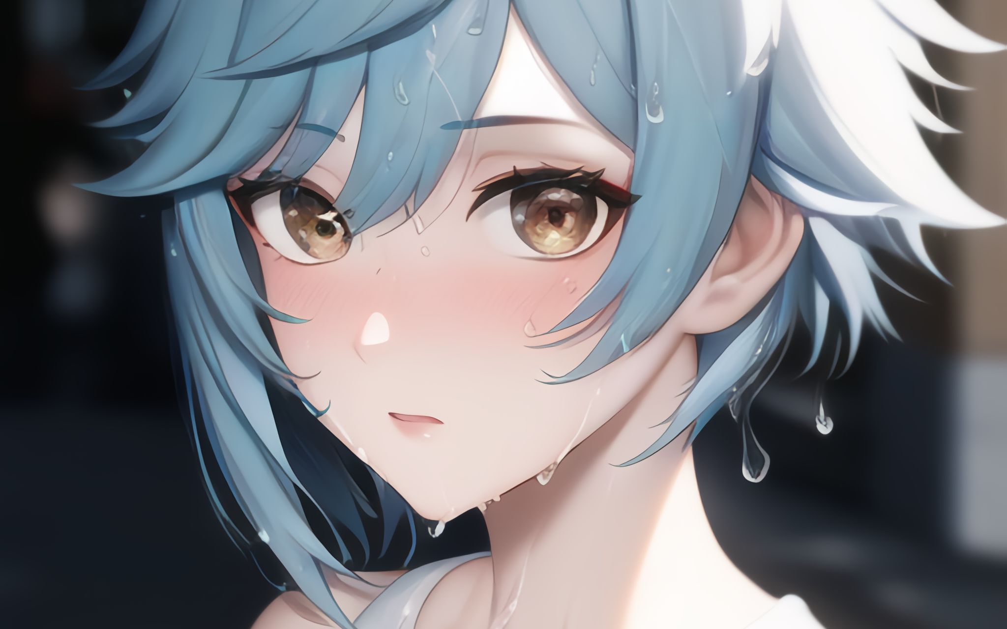 这是生病了吗,看见优菈跳舞就小鹿乱撞