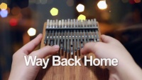 超好听的韩文歌《way back home》拇指琴卡林巴琴