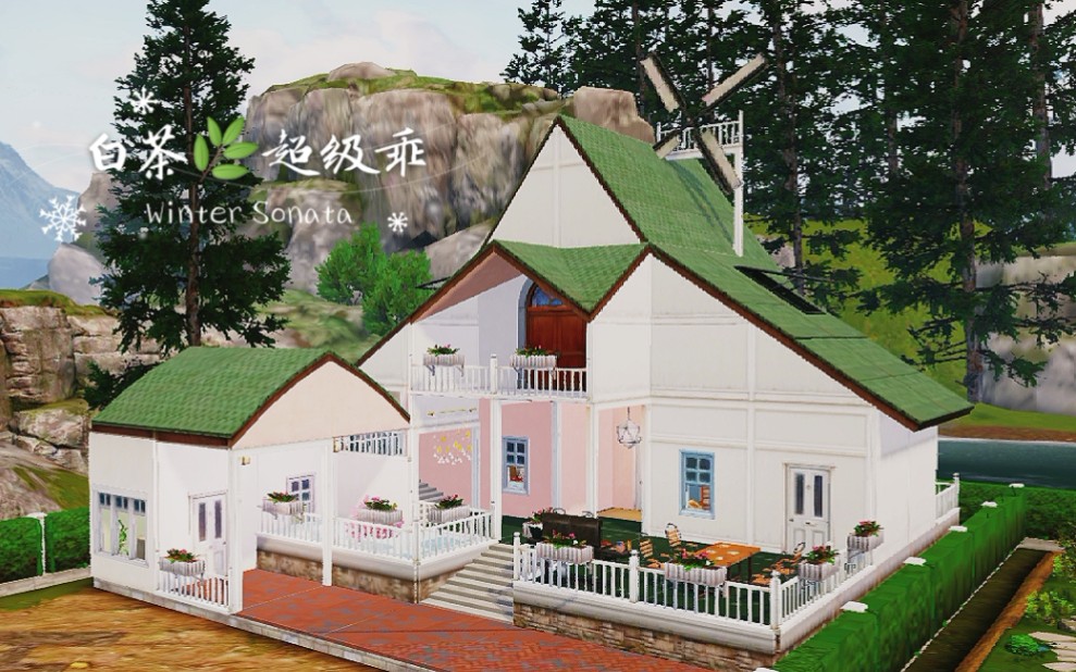 明日之后房子-零氪结构『白茶』家具部分零氪(没有玻璃和推拉门)