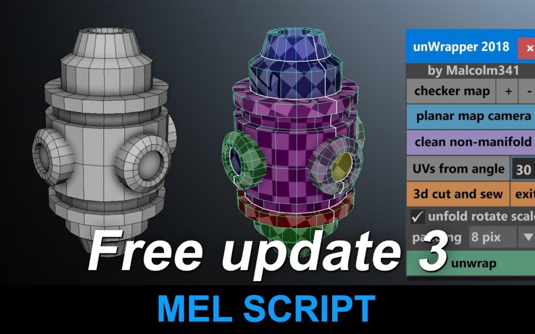 Maya 中最快最简单的 UV 贴图方法 - 免费更新 3