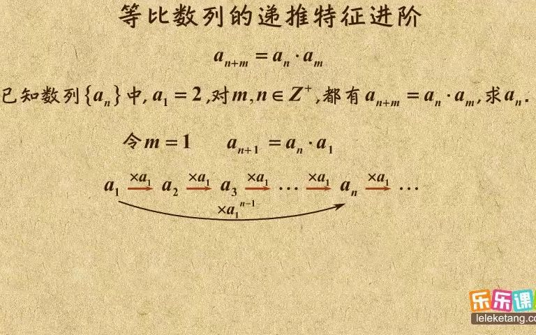 《8》等比数列的递推特征进阶