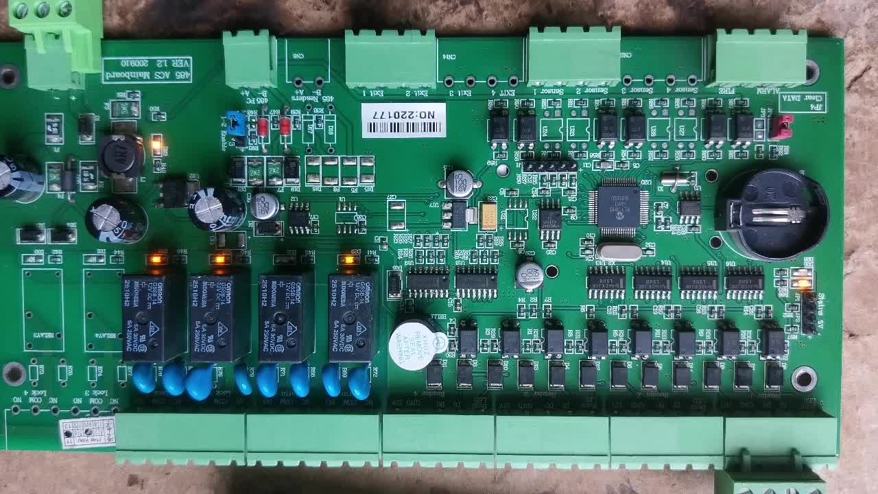 门禁主板维修,这类板子通用性差,损坏后往往只能同型号更换! #芯片级...