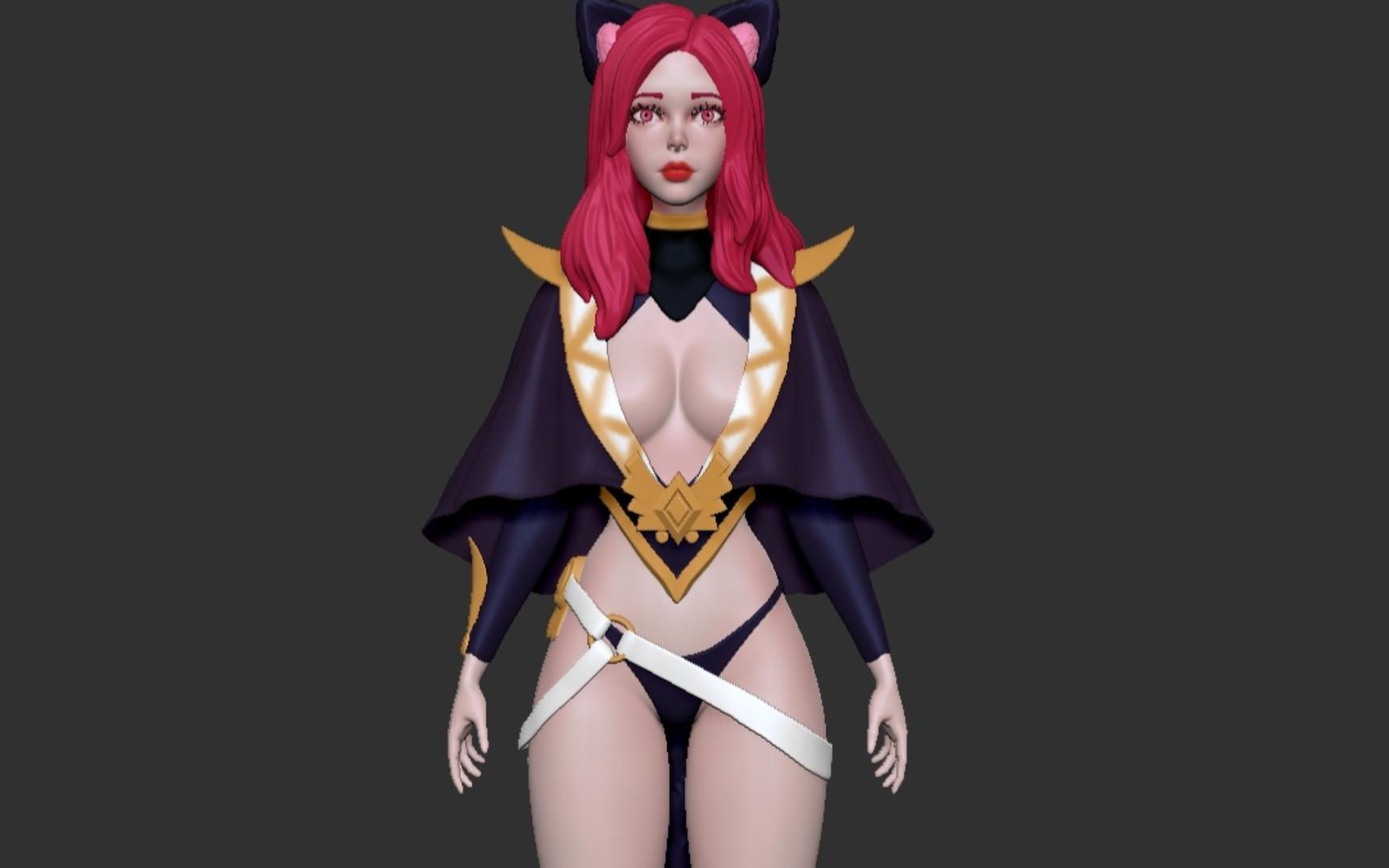 【ZBrush人物建模】游戏人物建模教程,3D角色建模零基础案例教学