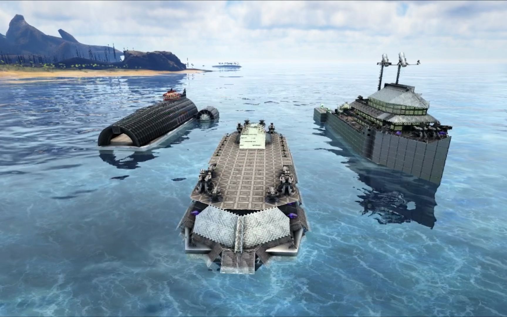 《方舟生存进化》3485 8848 4096 三服联合活动 PV 《决战中心岛》