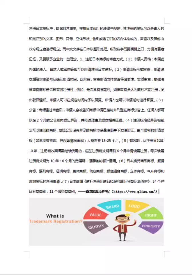 注册的商标可以是由人的知觉识别的文字图形符号立体形状色彩