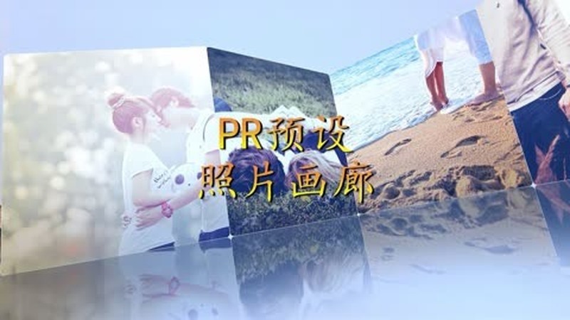 pr预设 照片画廊效果展示及安装教程