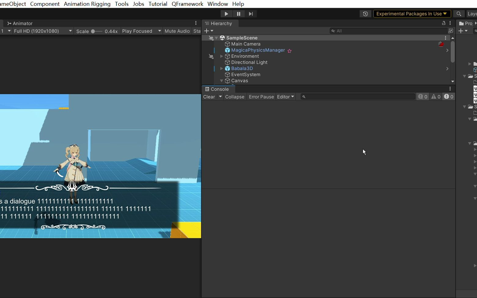 Unity3D学习2-对话系统
