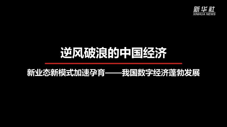 新业态新模式加速孕育——我国数字经济蓬勃发展
