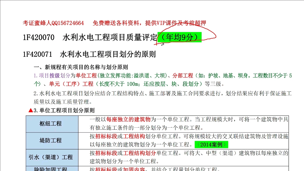 21一建水利水电实物第27讲水利水电工程项目质量评定